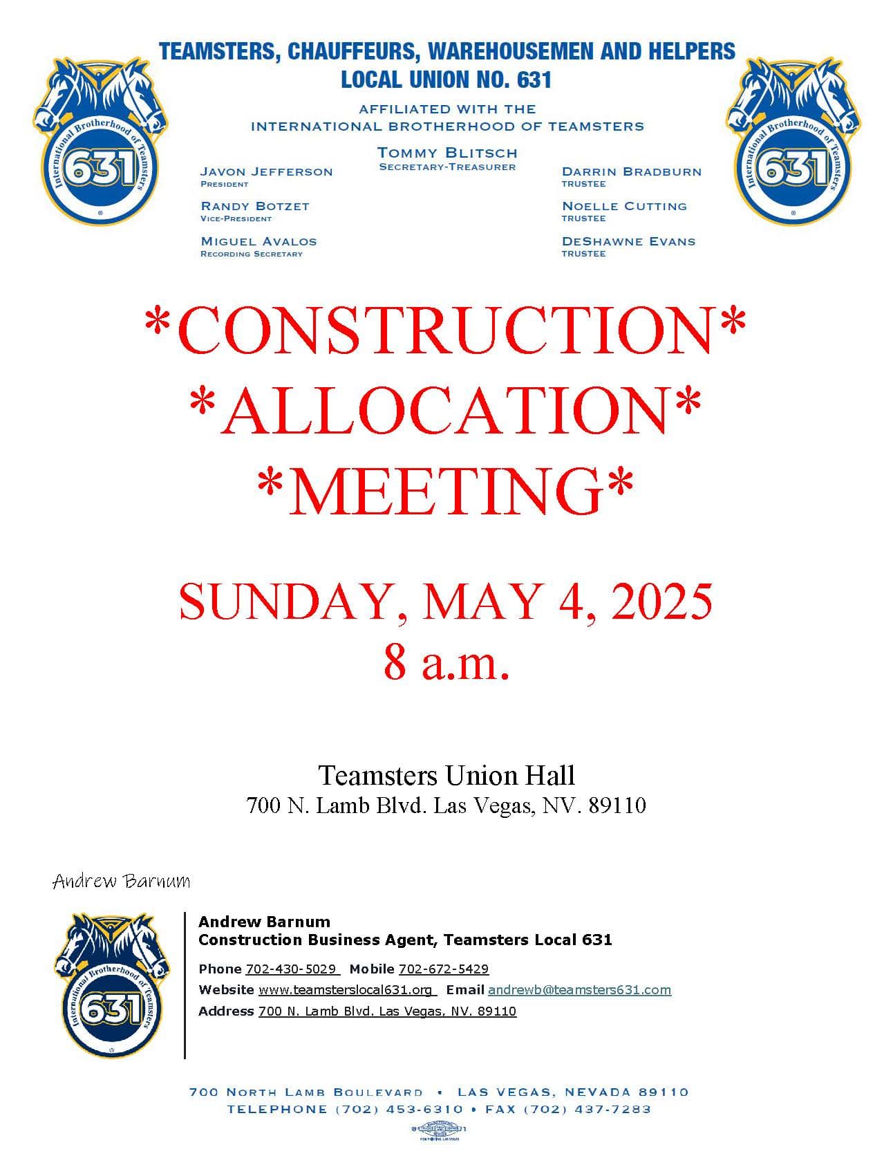 TEAMSTERS 631 | Home